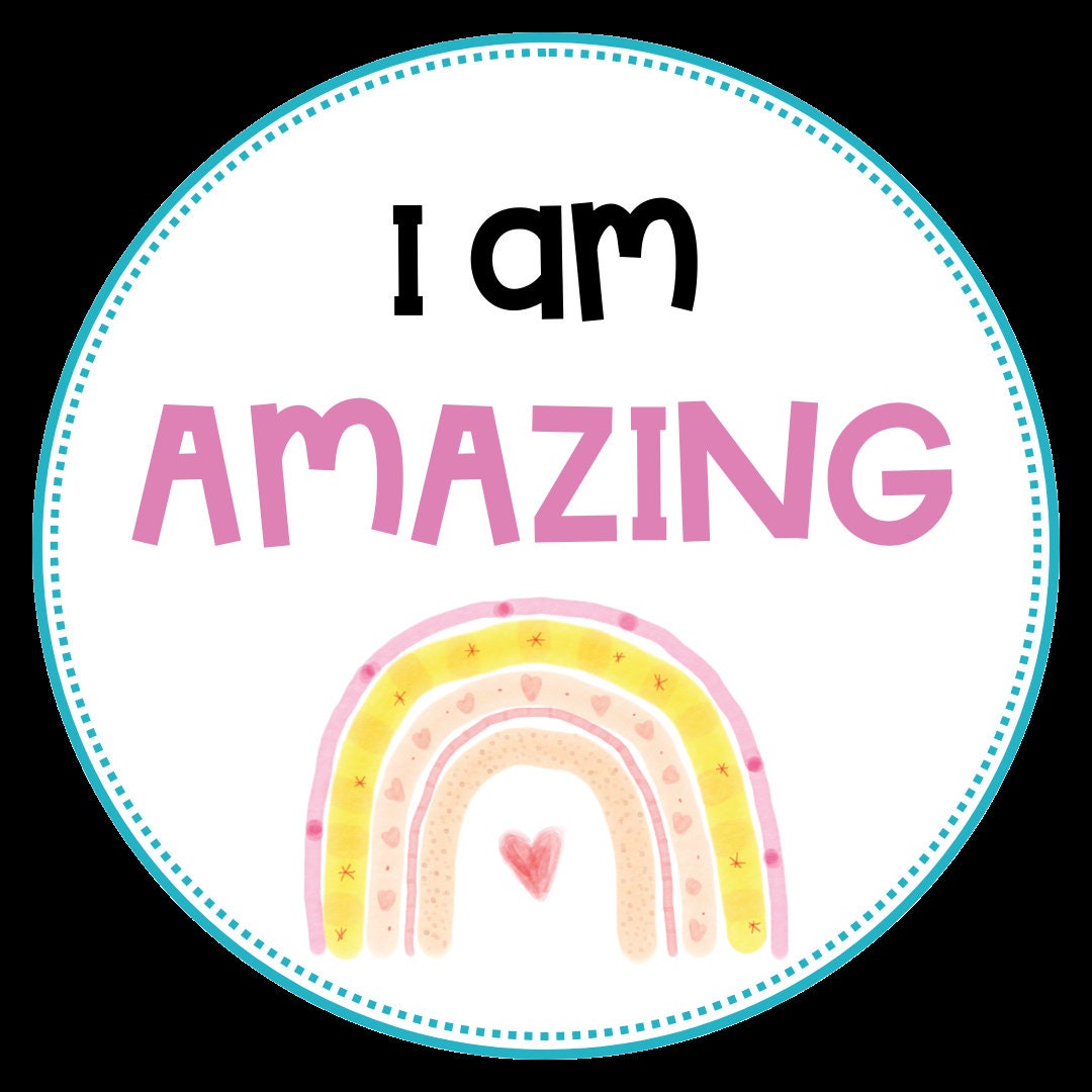 Positive Affirmations for Kids, Positive Self Talk, I Am Statements ...