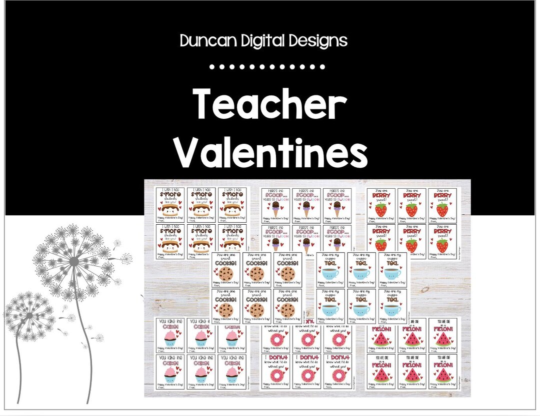 Teacher Valentines, Printable Valentines, Valentines, Ready-made ...