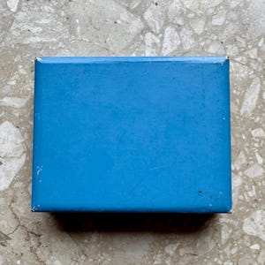 Vintage Blue Victorian Jewelry Presentation Box - Etsy