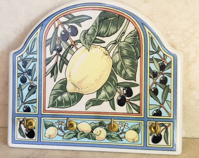 Vintage Santa Barbara Ceramic Design Key Holder//ceramic Design//key ...