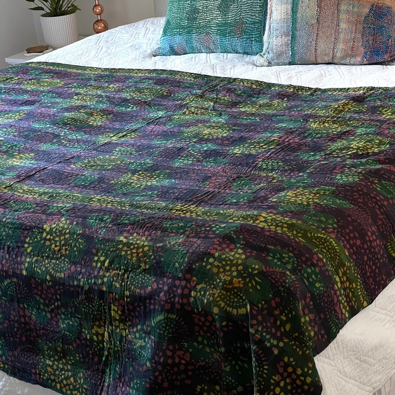 Indigo Bedding - Etsy