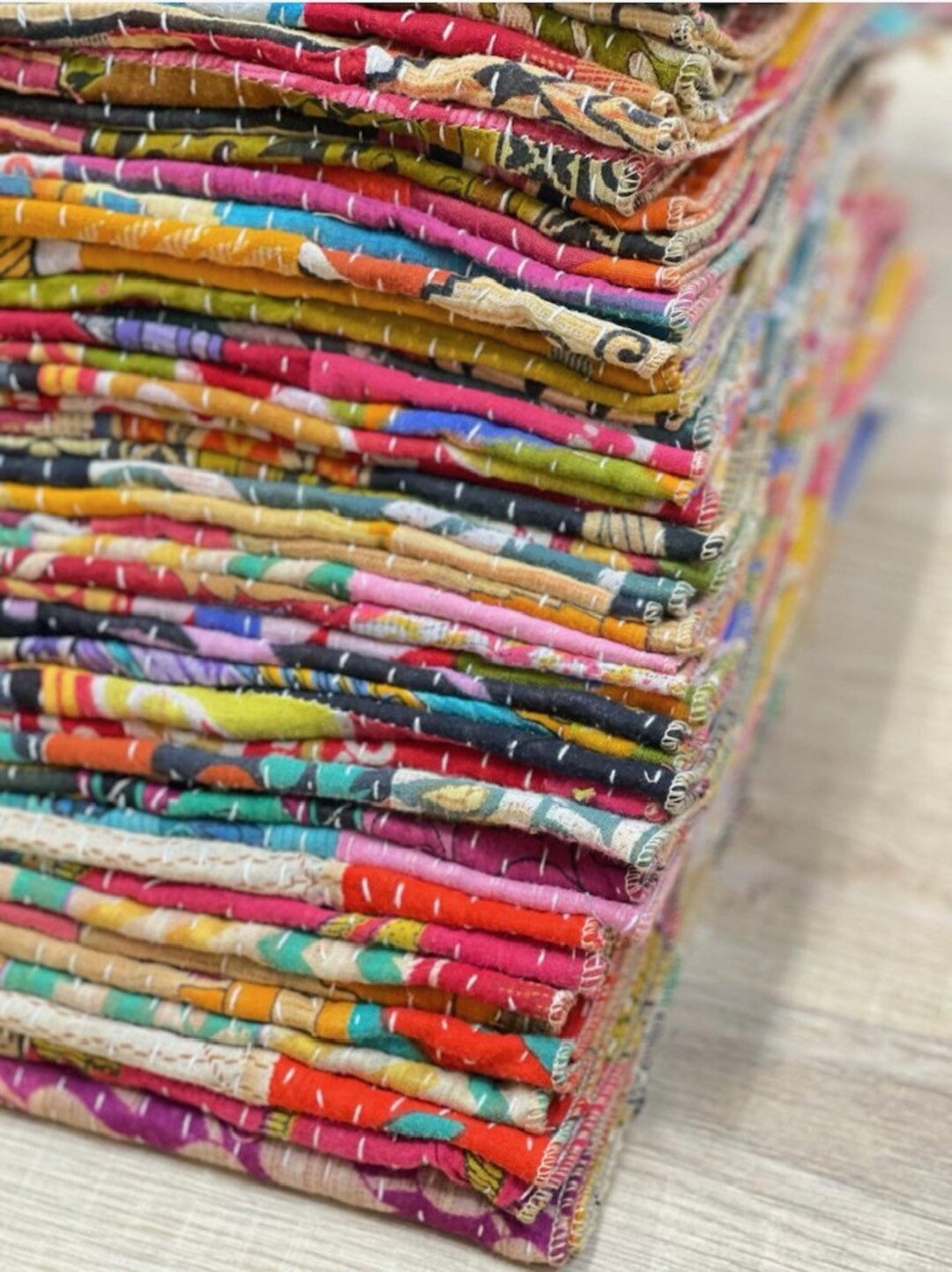 Kantha Kitchentowels Tea Napkins Vintage Kantha Patchwork Kitchen ...