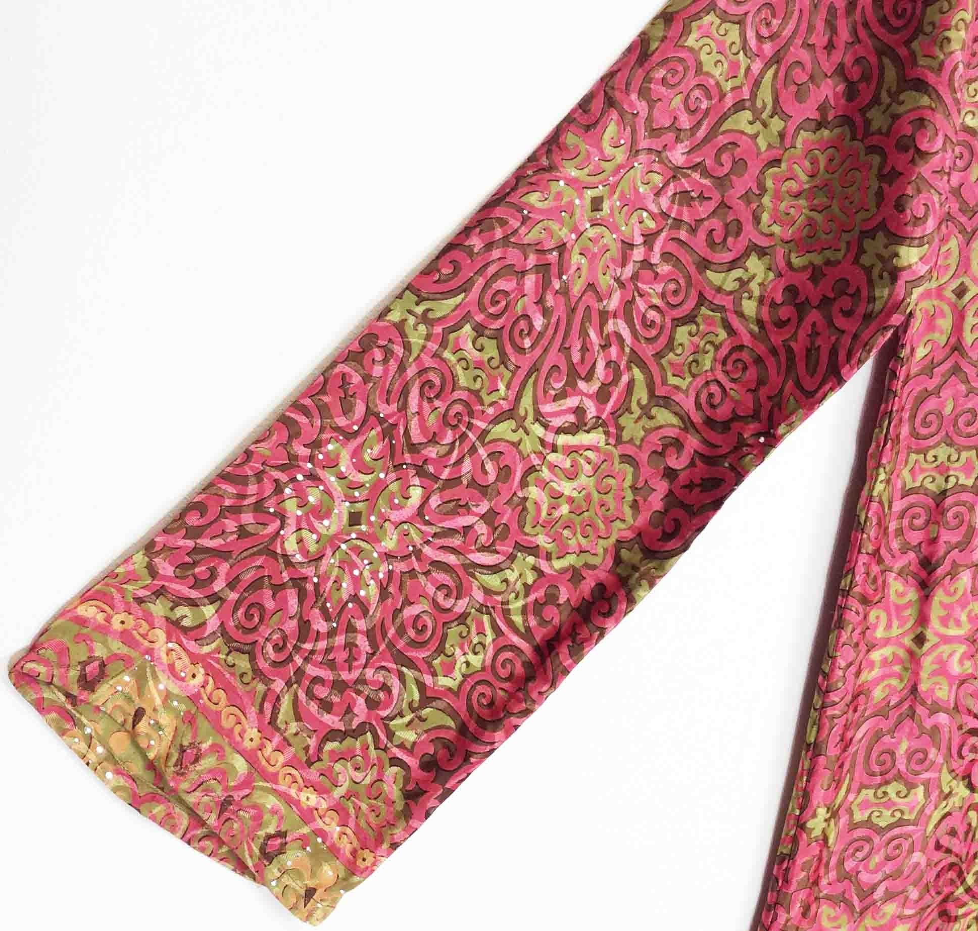 Silk Sari Tunic Crepe Silk Tunic Vintage Sari Short Dress Kurta - Etsy