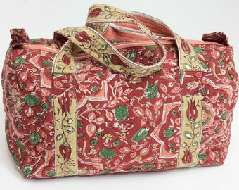 Quilted Weekend Bag - Etsy