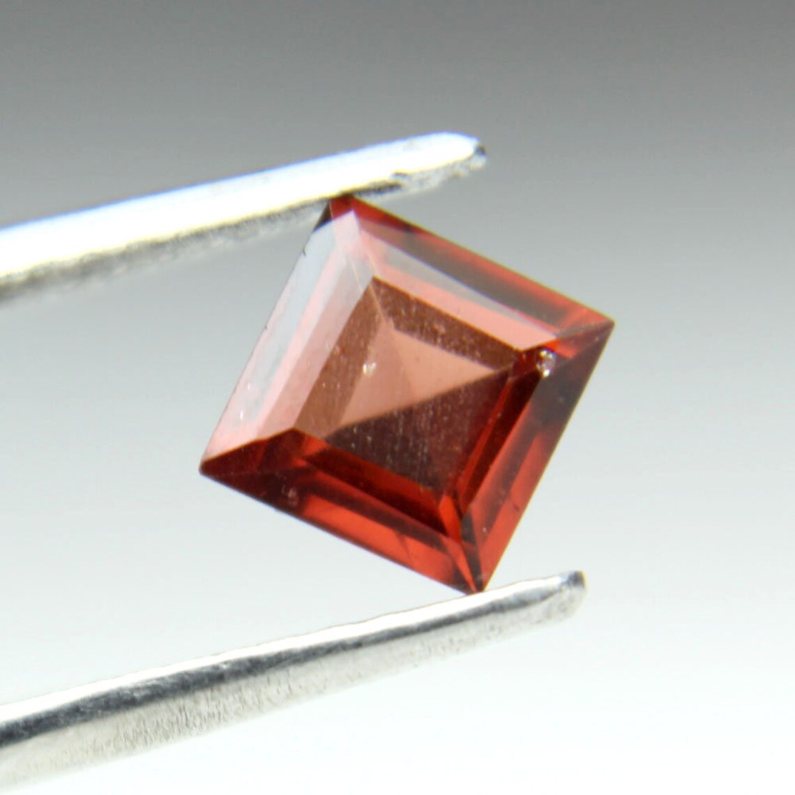 5x5 mm Natural Red Garnet-Garnet Gemstone-Square | Etsy