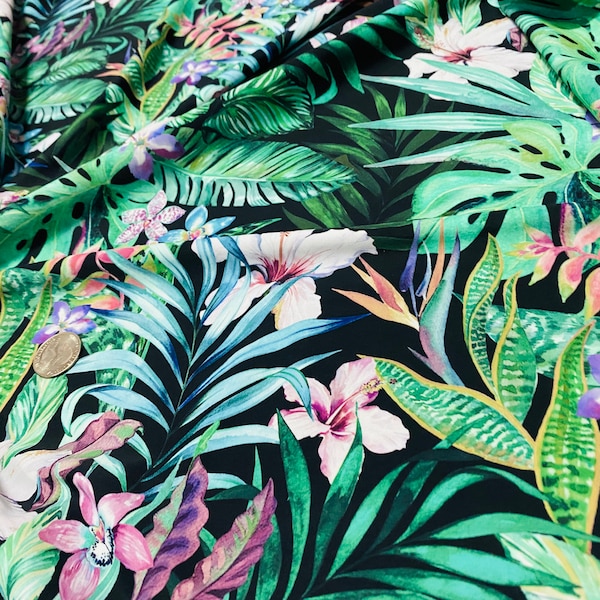 Jungle Print Fabric - Etsy