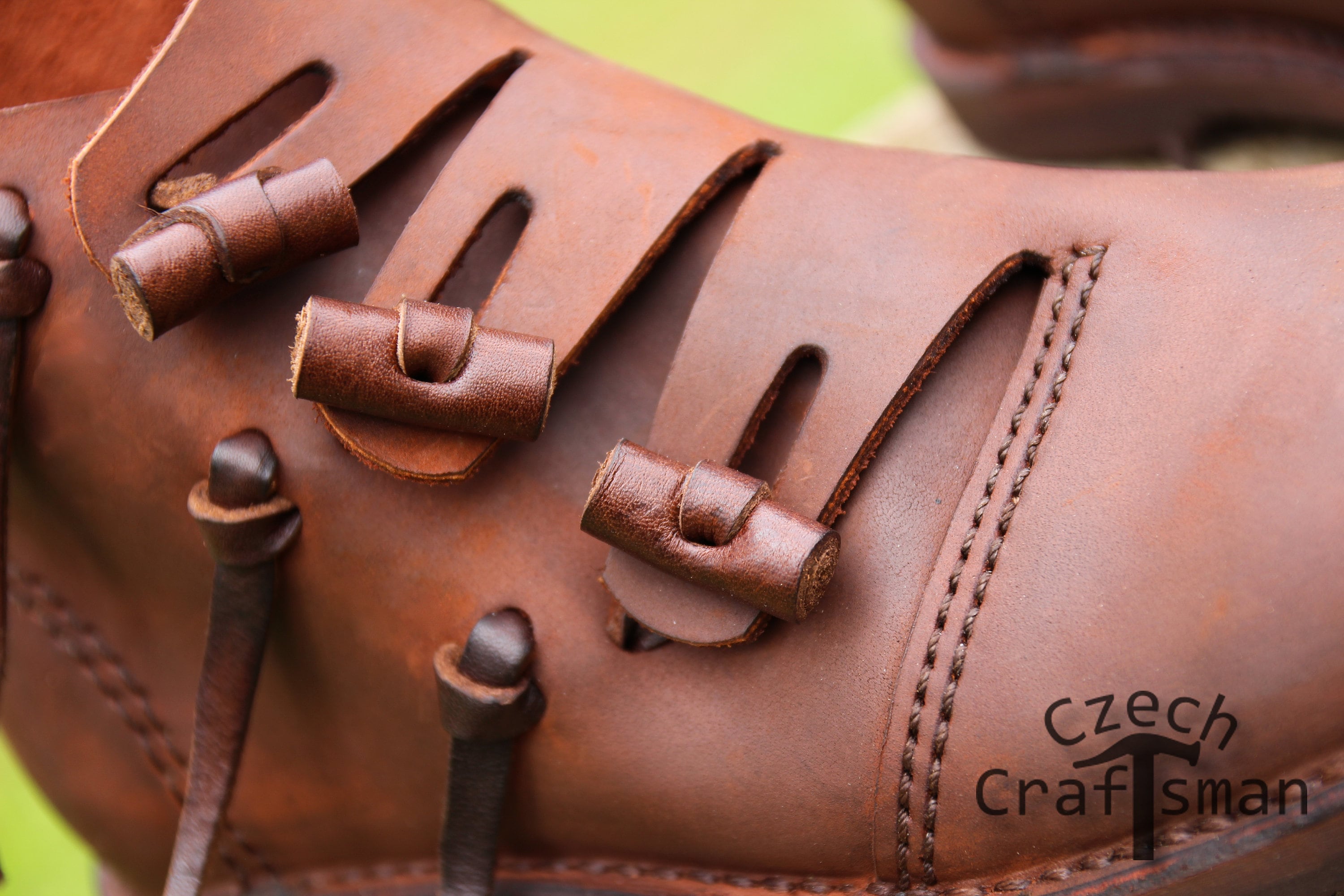 Viking HEDEBY Shoes With Leather Buttons - Etsy