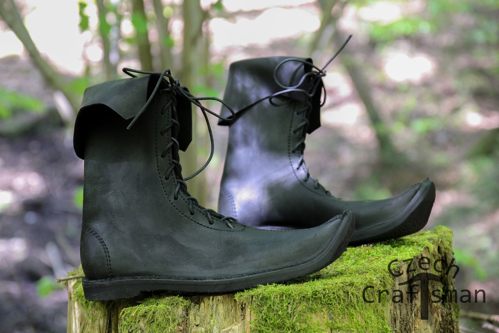 Medieval Shoes With Folded Cuff - Etsy