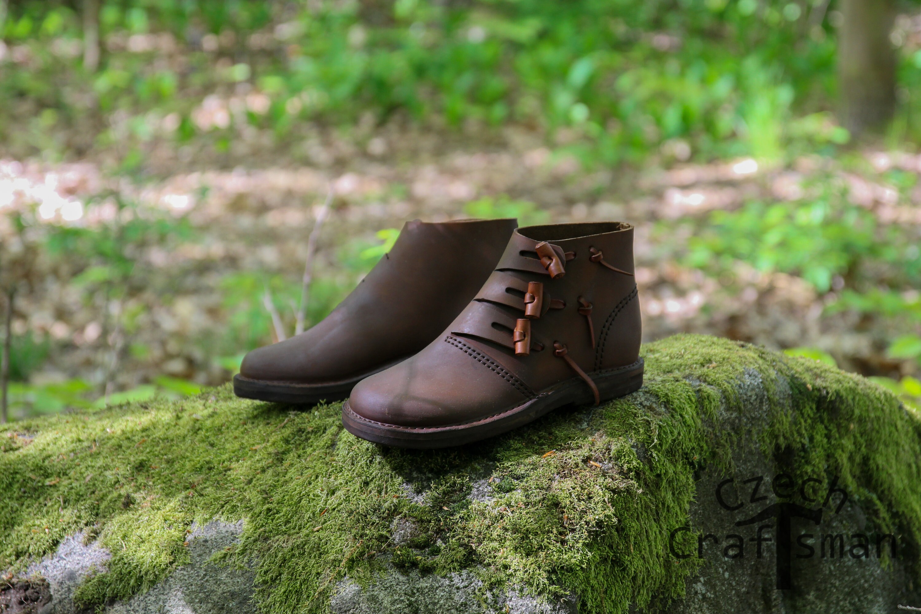 Viking HEDEBY Shoes With Leather Buttons - Etsy