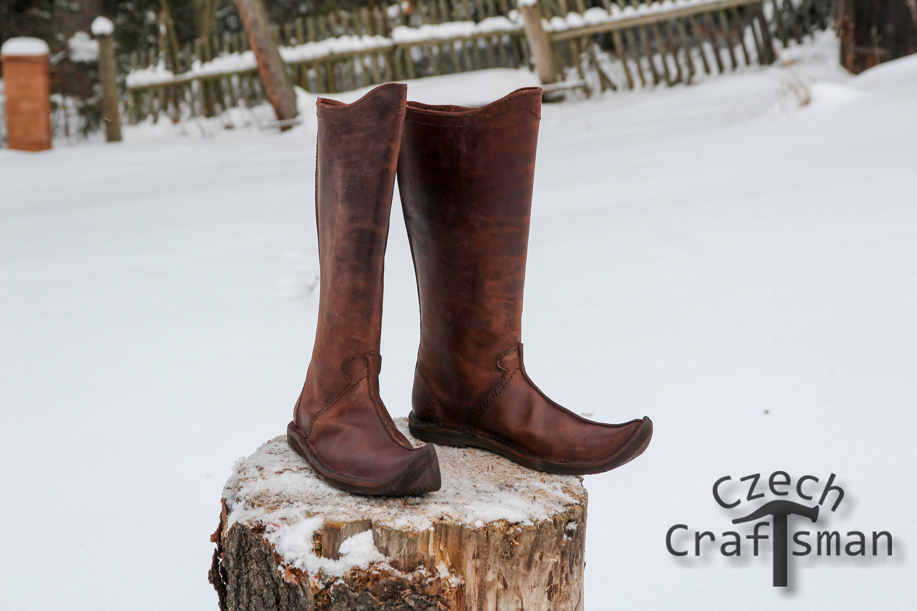 COSSACK Viking, Slavic High Boots - Etsy