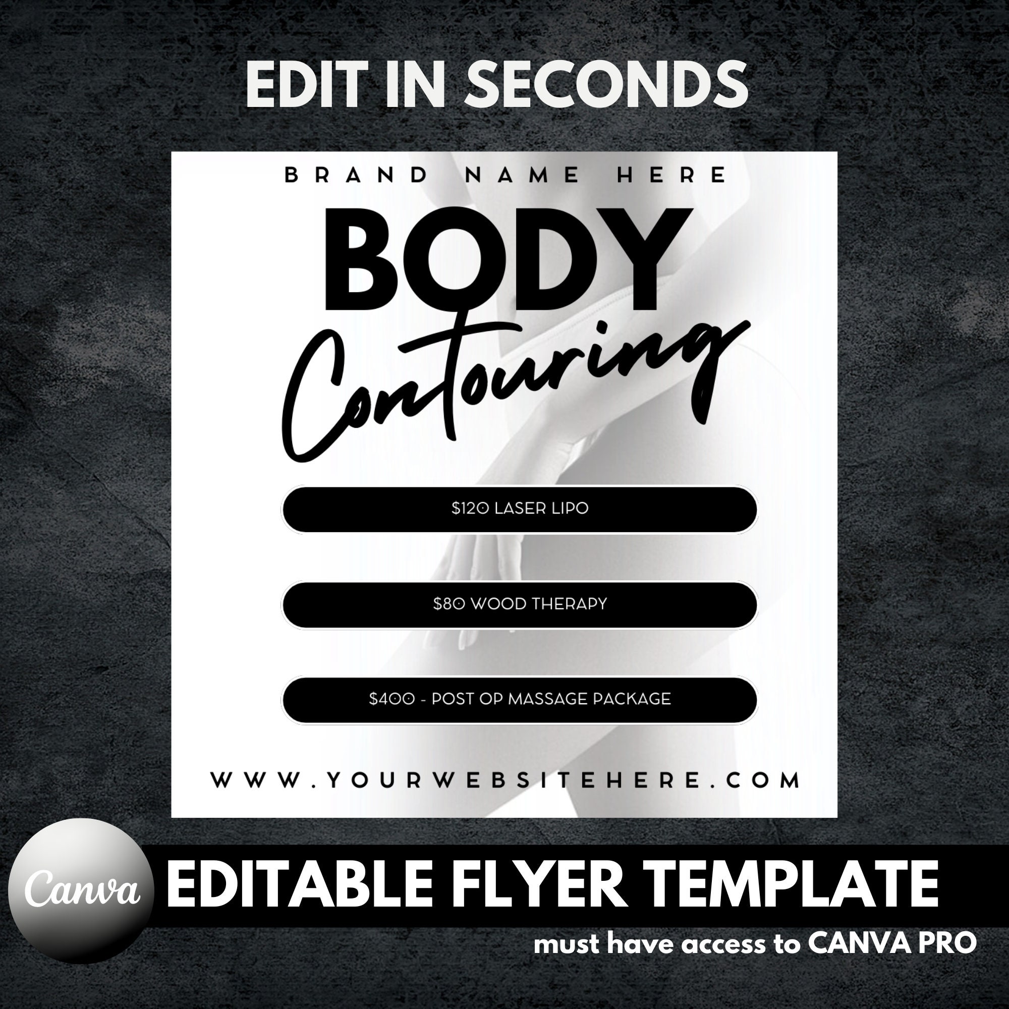 DIY Body Contouring Training Flyer Body Sculpting Training, 49% OFF
