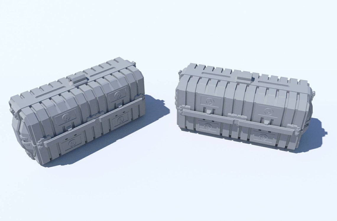 Star Wars Legion Big Storage Container 35mm 3D Printed Accessories ...