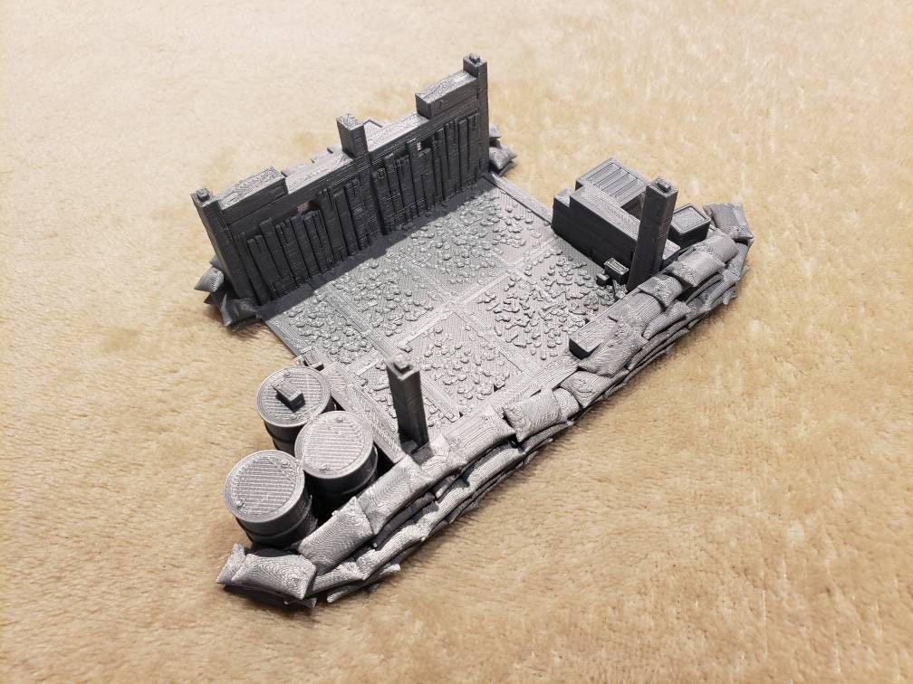 Machine Gun Nest for WW2 Bolt Action 28mm Supplied Unpainted - Etsy