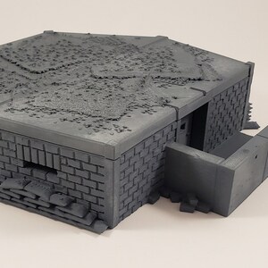 Hexagon Type 24 Style Bunker for WW2 Bolt Action Tabletop Gaming and ...