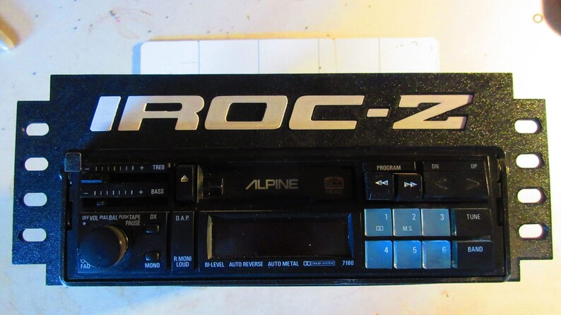 Third Gen 3rd Gen Camaro Iroc Z Single Din Stereo Console Adapter Etsy