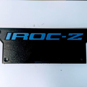 3rd/third Gen Chevrolet Camaro IROC-Z Ash Tray Delete "blank" - Etsy