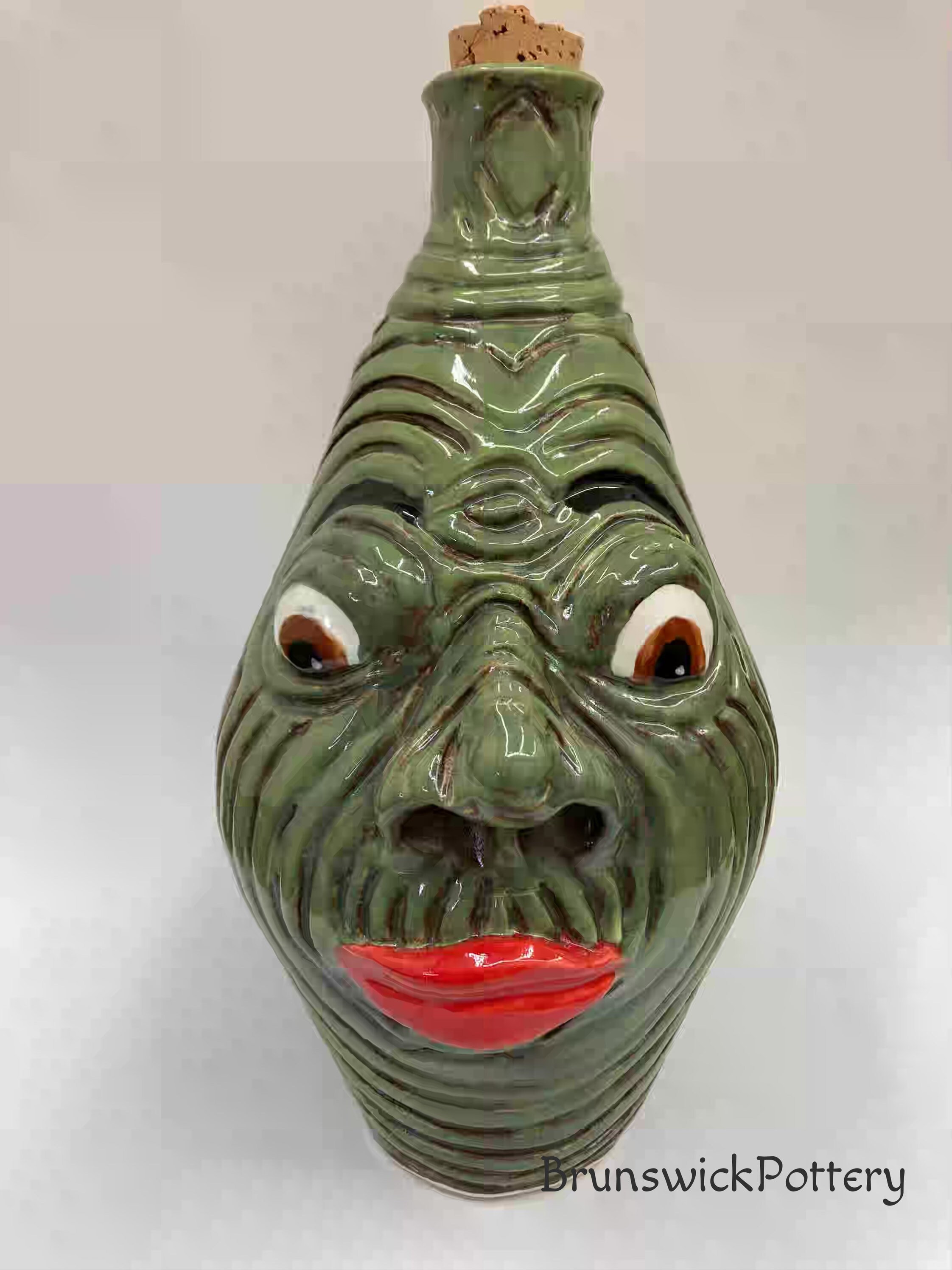 Nightmare Face Jug Pottery