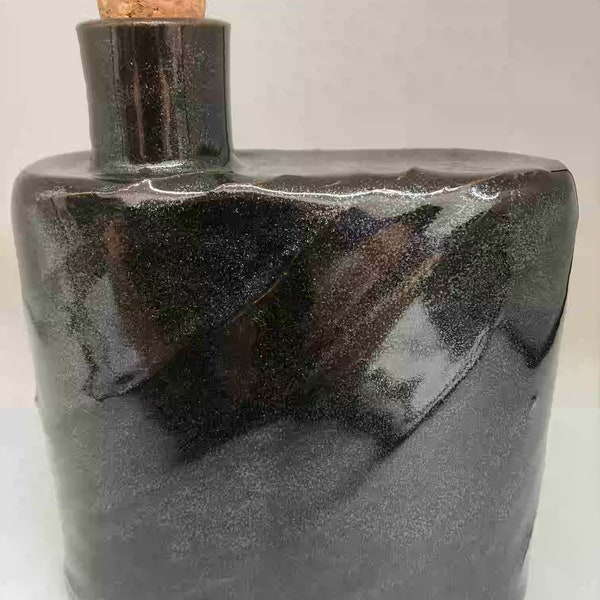 Ceramic Flask - Etsy