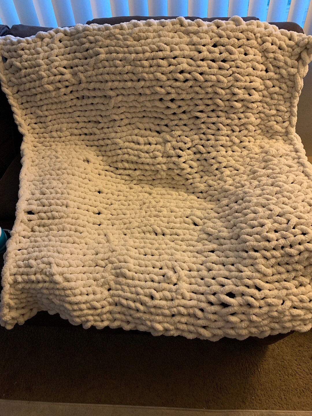 Cozy Chunky Knit Blankets Made to Custom Order - Etsy