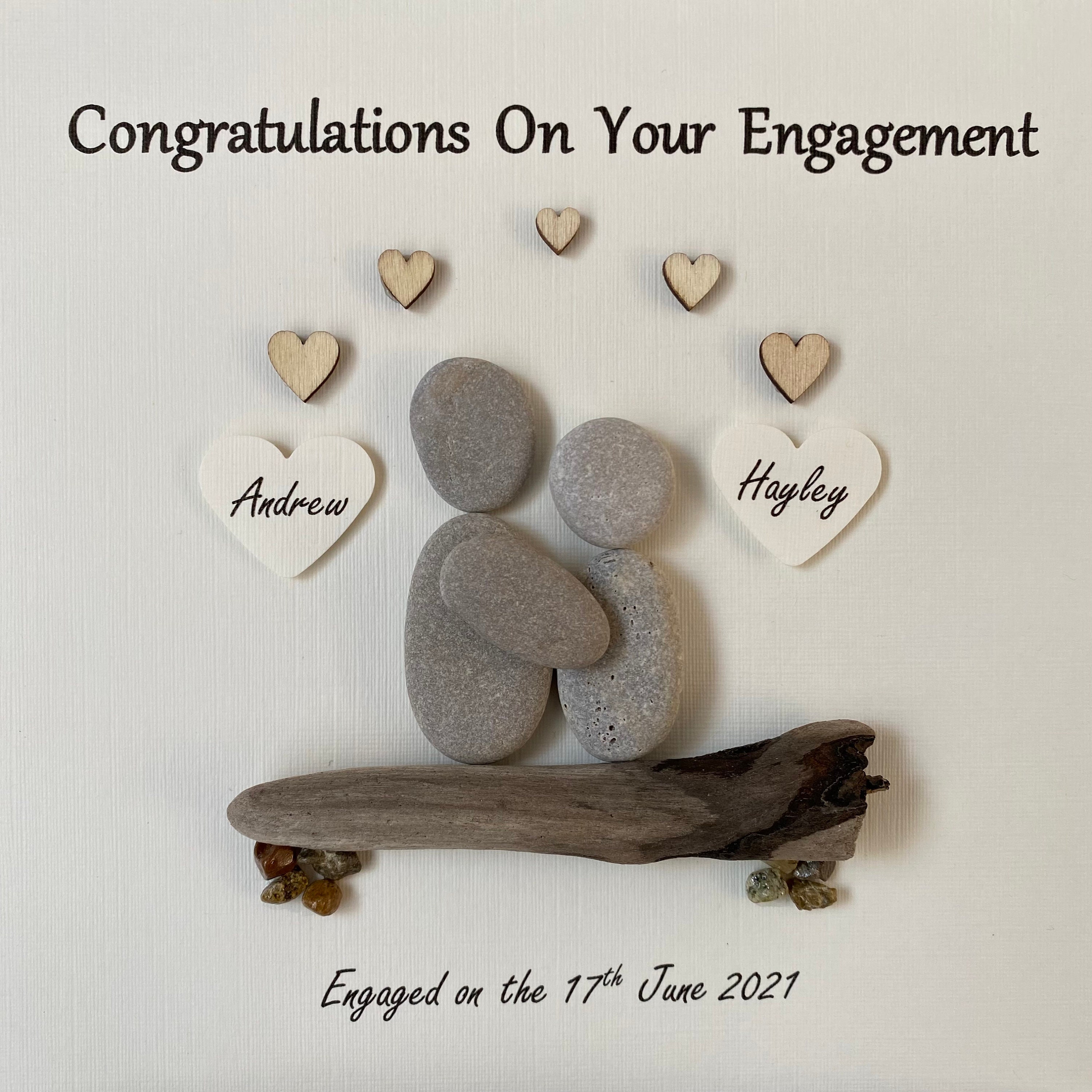 Engagement Gift Personalised Engagement Present for a Couple. - Etsy UK