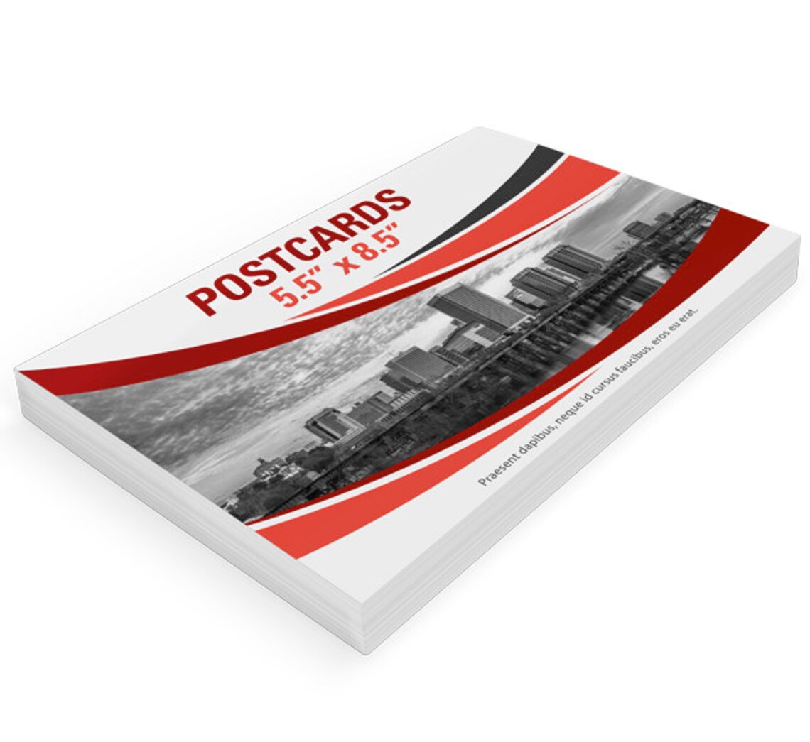 Custom 8.5x5.5 JUMBO Postcard Printing Service Stamp / Ready to Mail ...