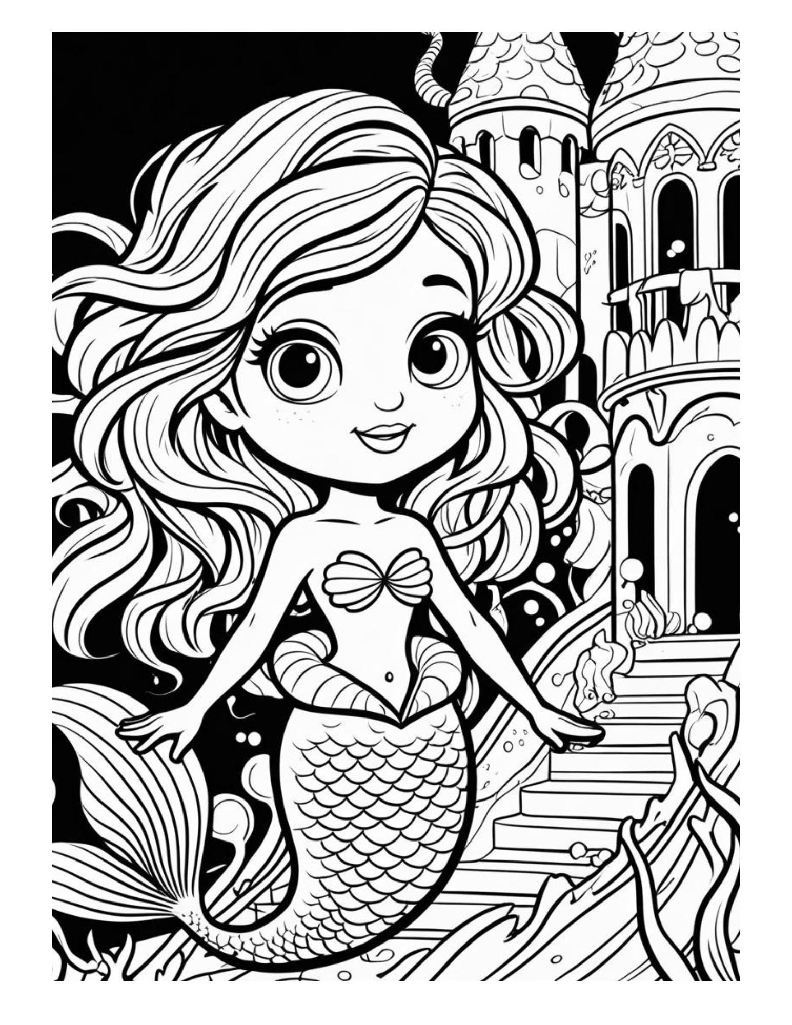 Under the Sea Coloring Book Pages Printable Pdf Instant Download - Etsy