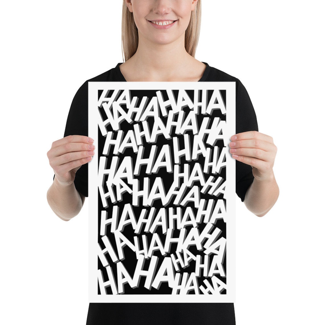 Ha ha ha ha Poster | Etsy