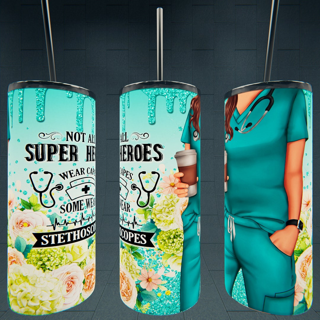 Medical Workers Nurse CMA CNA Scrubs Personalized 20oz Stainless Steel ...