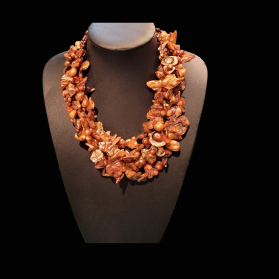 Rust Shell Bead - Etsy