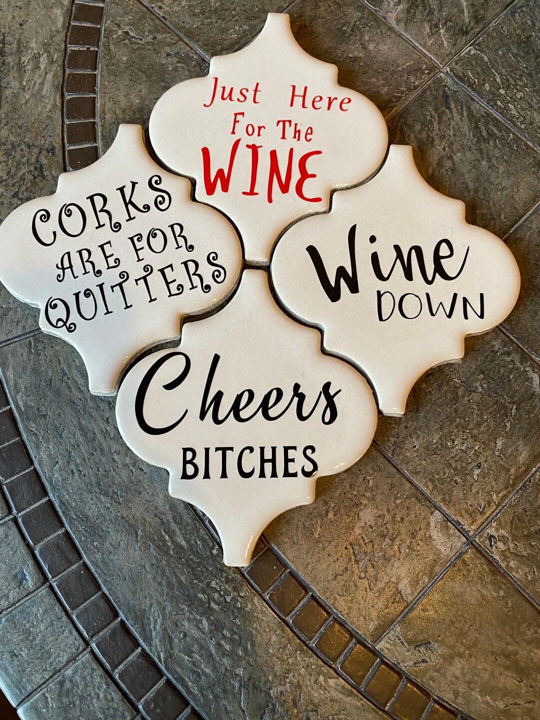 Funky Fun Coasters Set of 4 - Etsy