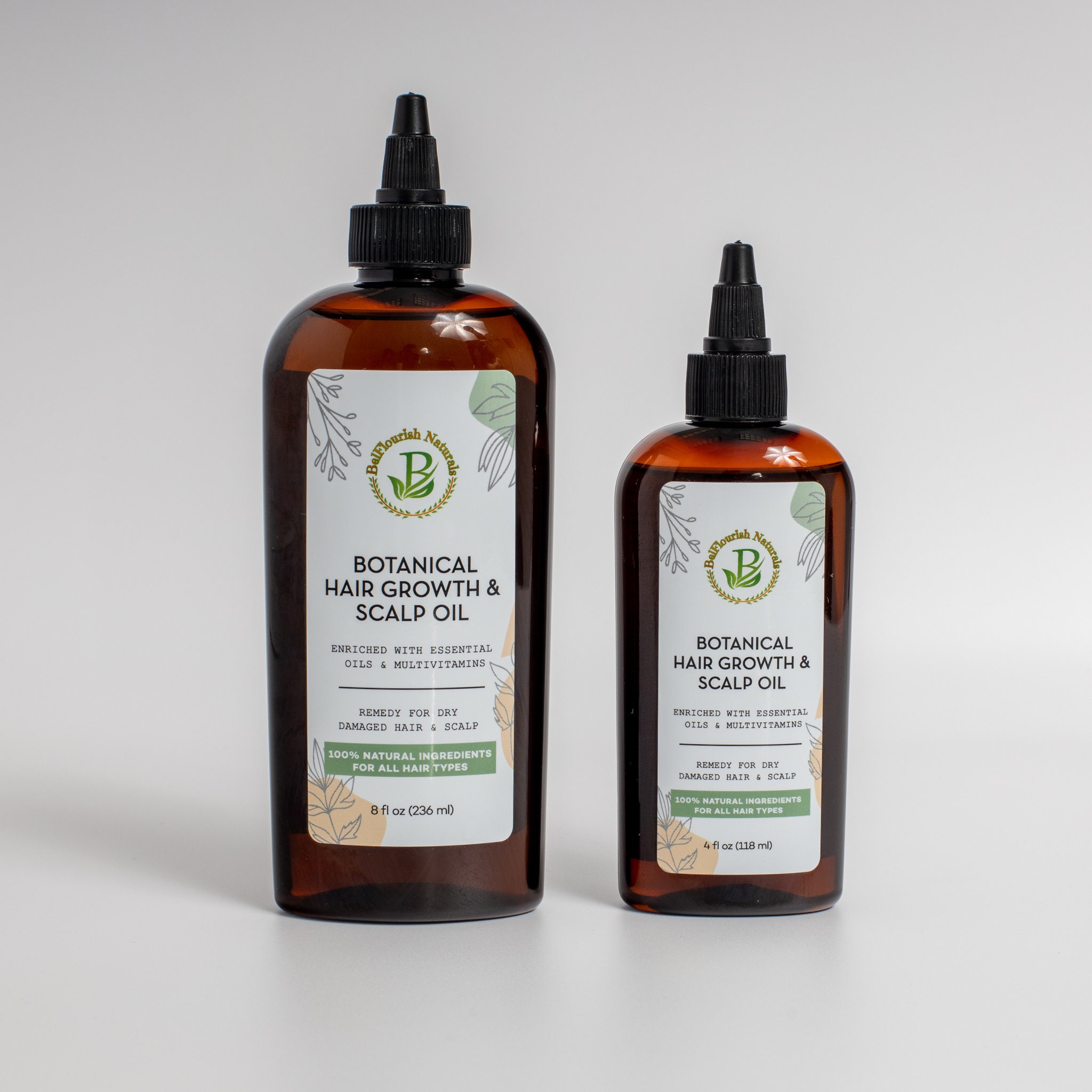 Hair growth oil herbal infused hair & scalp treatment oil | Etsy