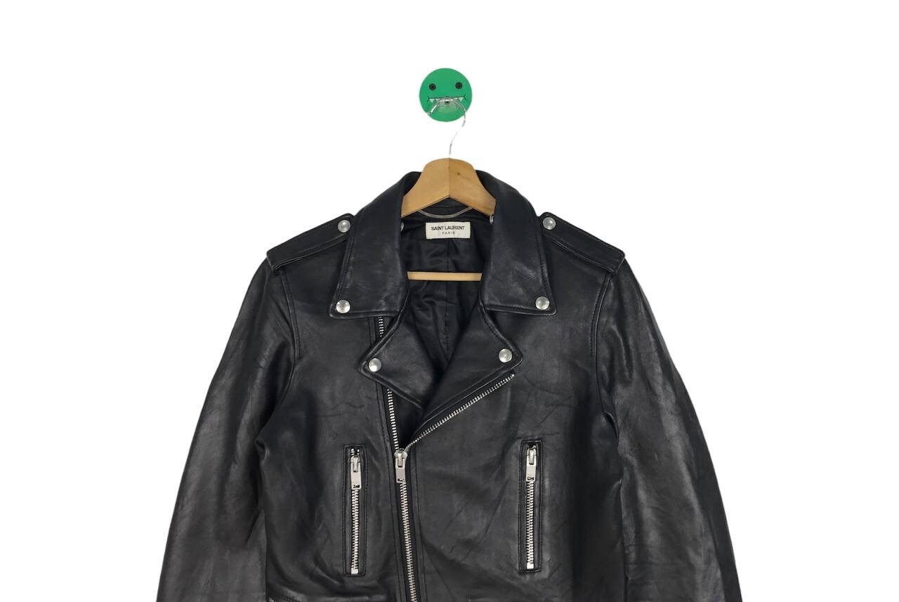 Saint Laurent Paris Classic L01 Biker Leather Jacket - Etsy Saint Laurent Paris Classic L01 Biker Leather Jacket - Etsy