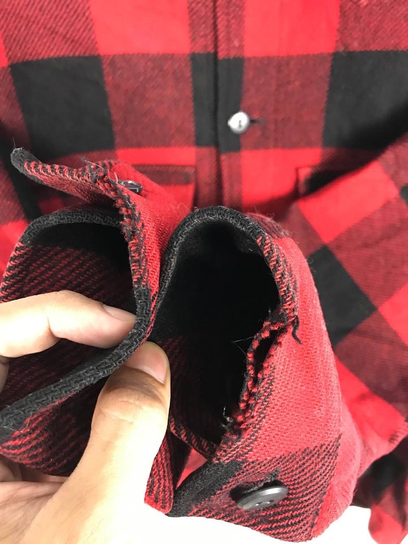 Pendleton Wool Jacket Red Plaid Tartan Design - Etsy