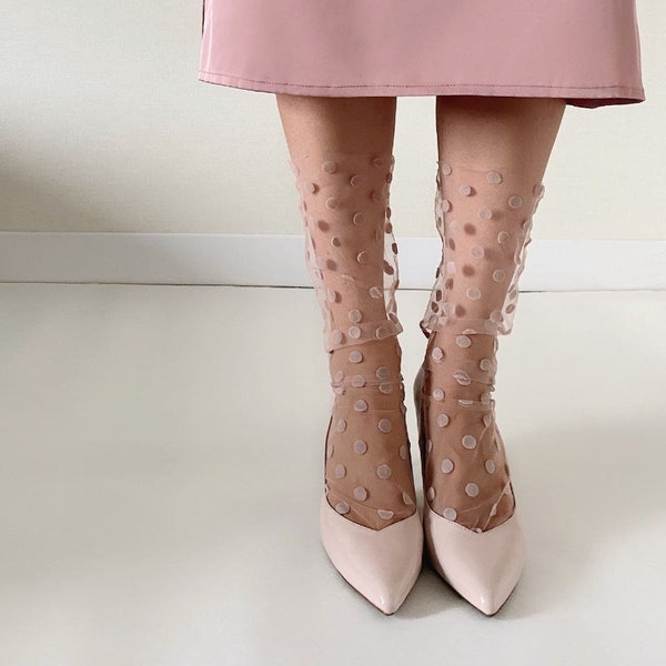 Nylon Tulle Socks - Etsy