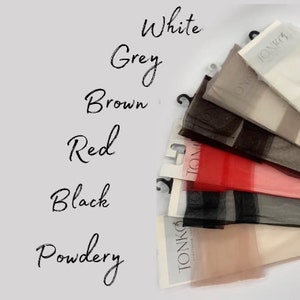 Violet Soft Tulle Socks for Women, Transparent Nylon Sheer Tulle Socks ...