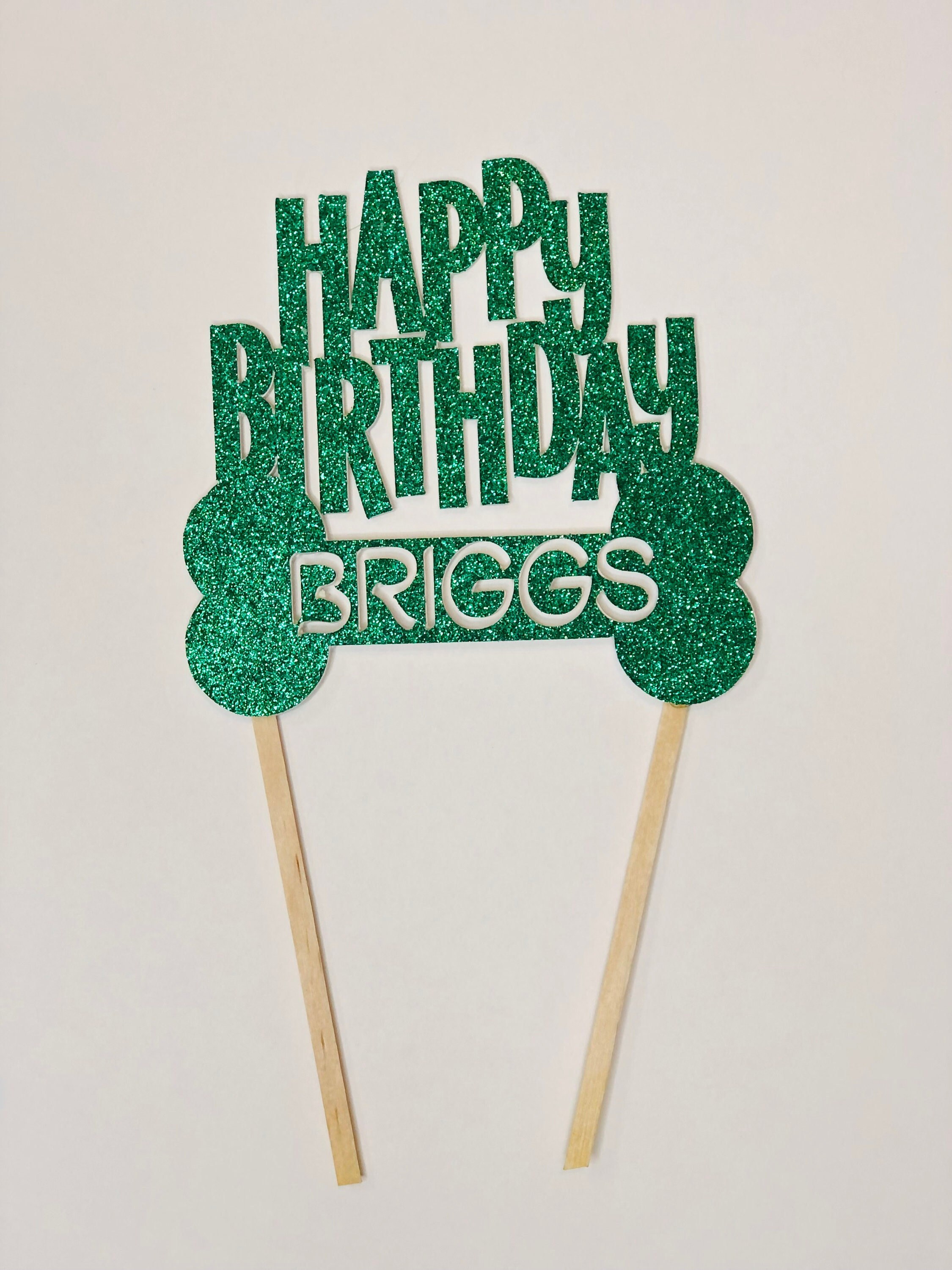 Dog Birthday Cake Topper, Cake Topper for Pup Cake, Pupcake Topper - Etsy
