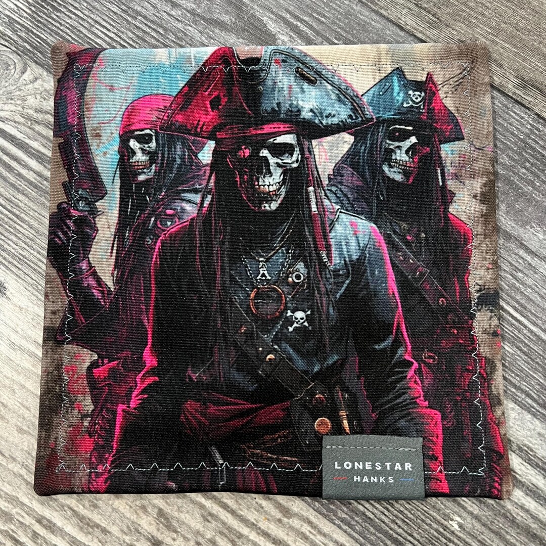 Skeleton Pirates EDC Microfiber Hank - Etsy