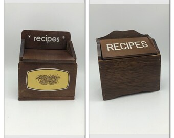 Hanging Recipe Box - Etsy