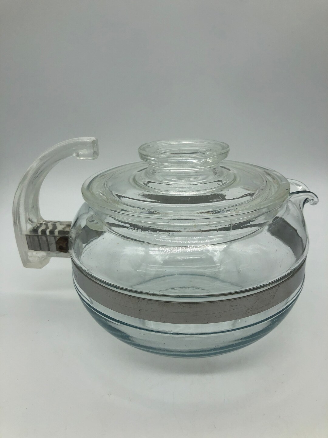 Pyrex Teapot Flameware Clear Glass Circa 1950s - Etsy
