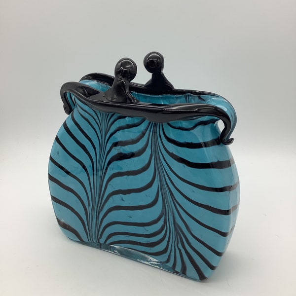 Turquoise Art Glass - Etsy