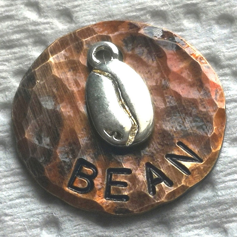 Engravable Bean Necklace - Etsy