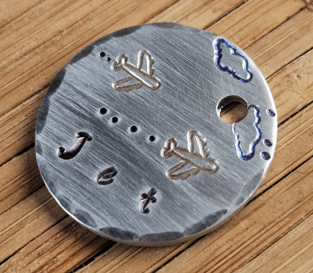 Dog Tags for Dogs | Jet Plane Dog Tag | Pet Tag | Custom Pet Tag | Dog ...