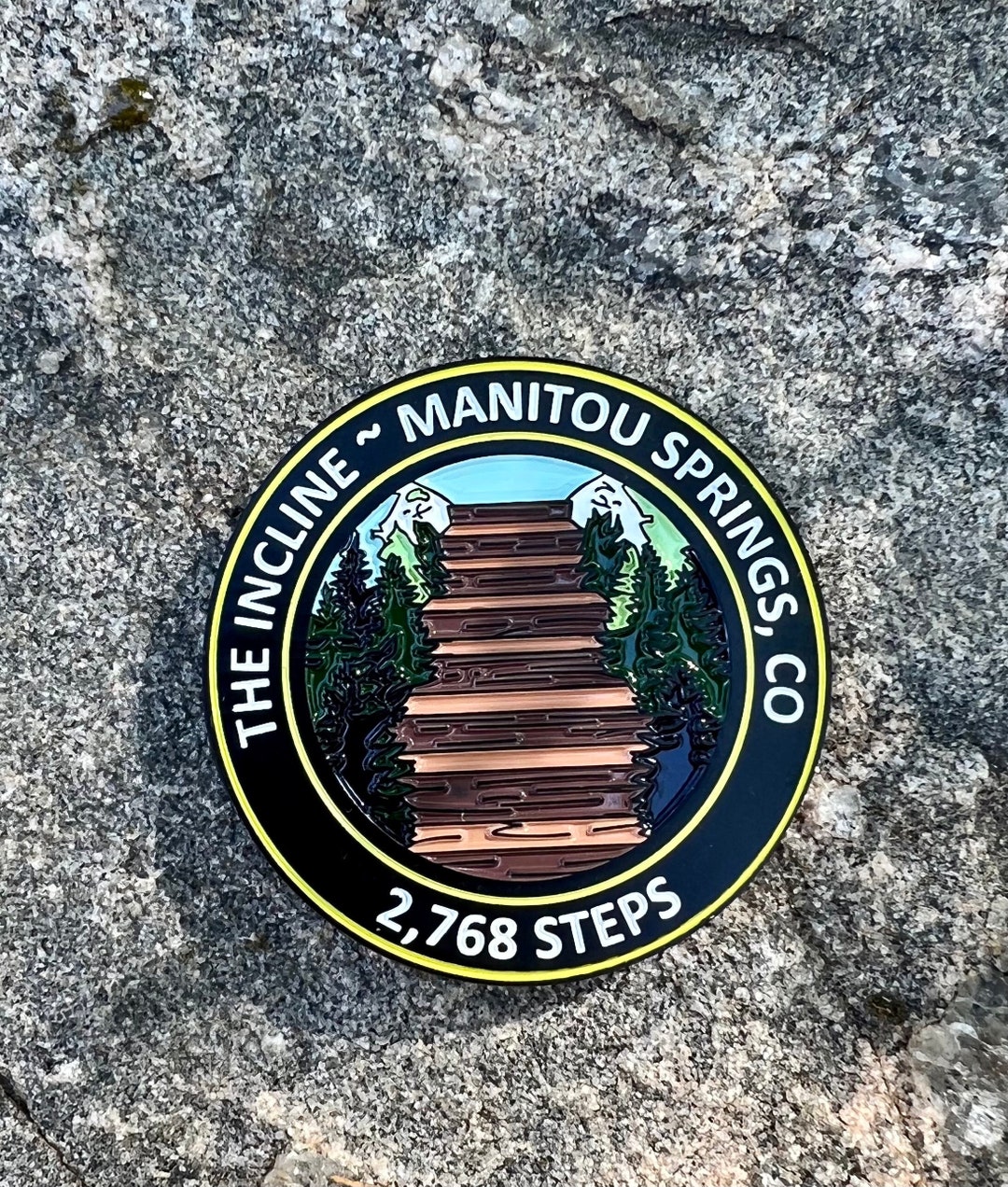 The Manitou Incline Summit Coin - Etsy