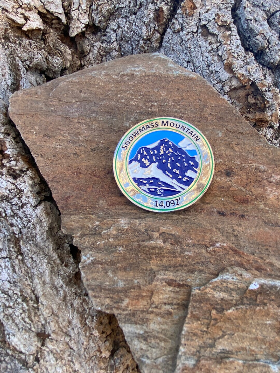 Snowmass Mountain Colorado 14er Mountain Summit Coin Gift - Etsy