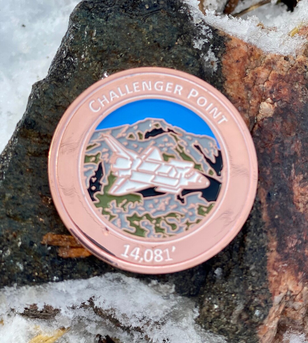 Challenger Point Colorado 14er Mountain Summit Coin Gift - Etsy España