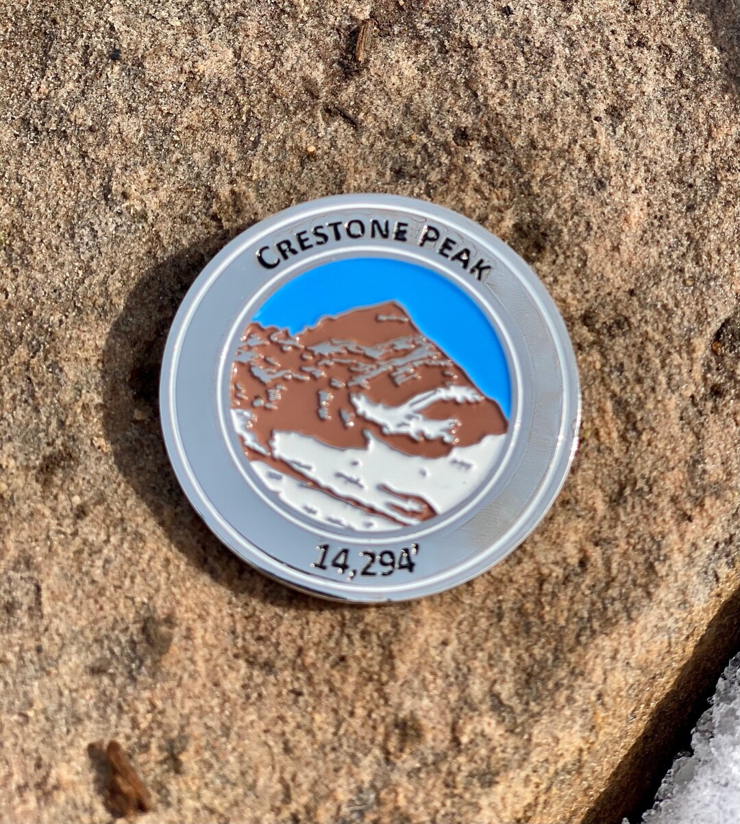 Crestone Peak Colorado 14er Mountain Summit Coin Regalo - Etsy Italia