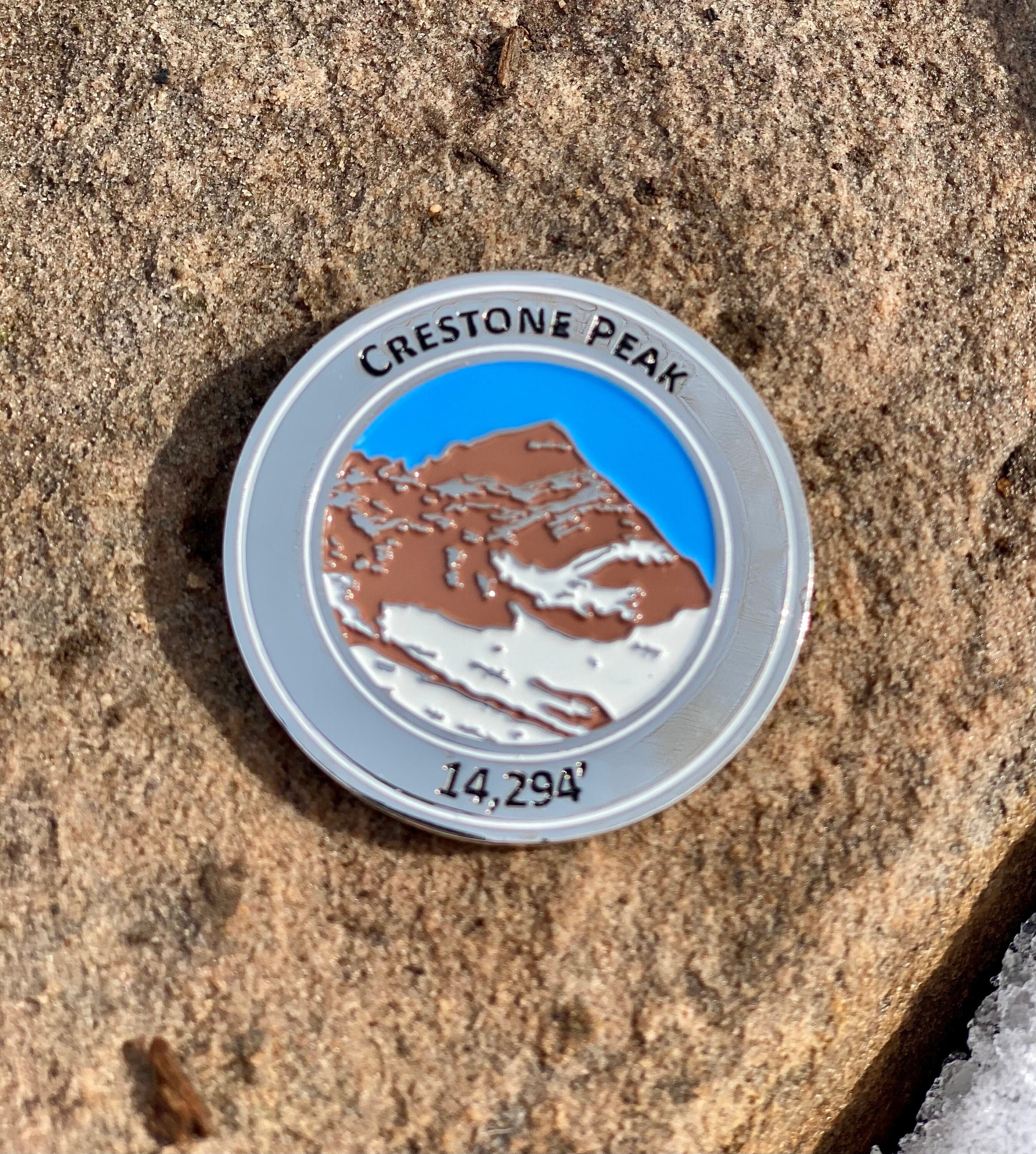 Crestone Peak Colorado 14er Mountain Summit Coin Gift - Etsy Italia