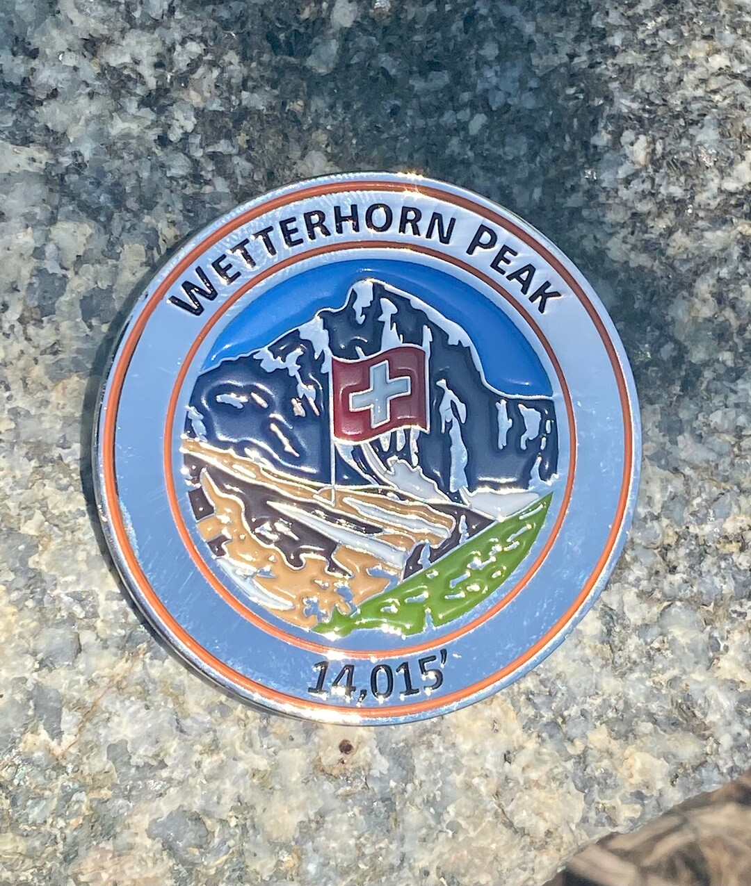 Wetterhorn Peak Colorado 14er Mountain Summit Coin Gift - Etsy