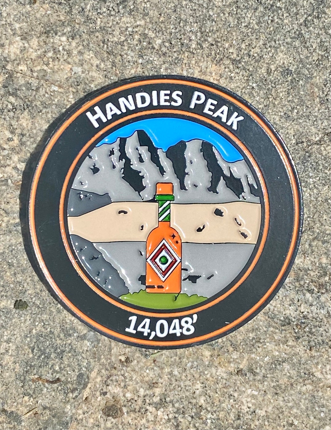 Handies Peak Colorado 14er Mountain Summit Coin Gift - Etsy