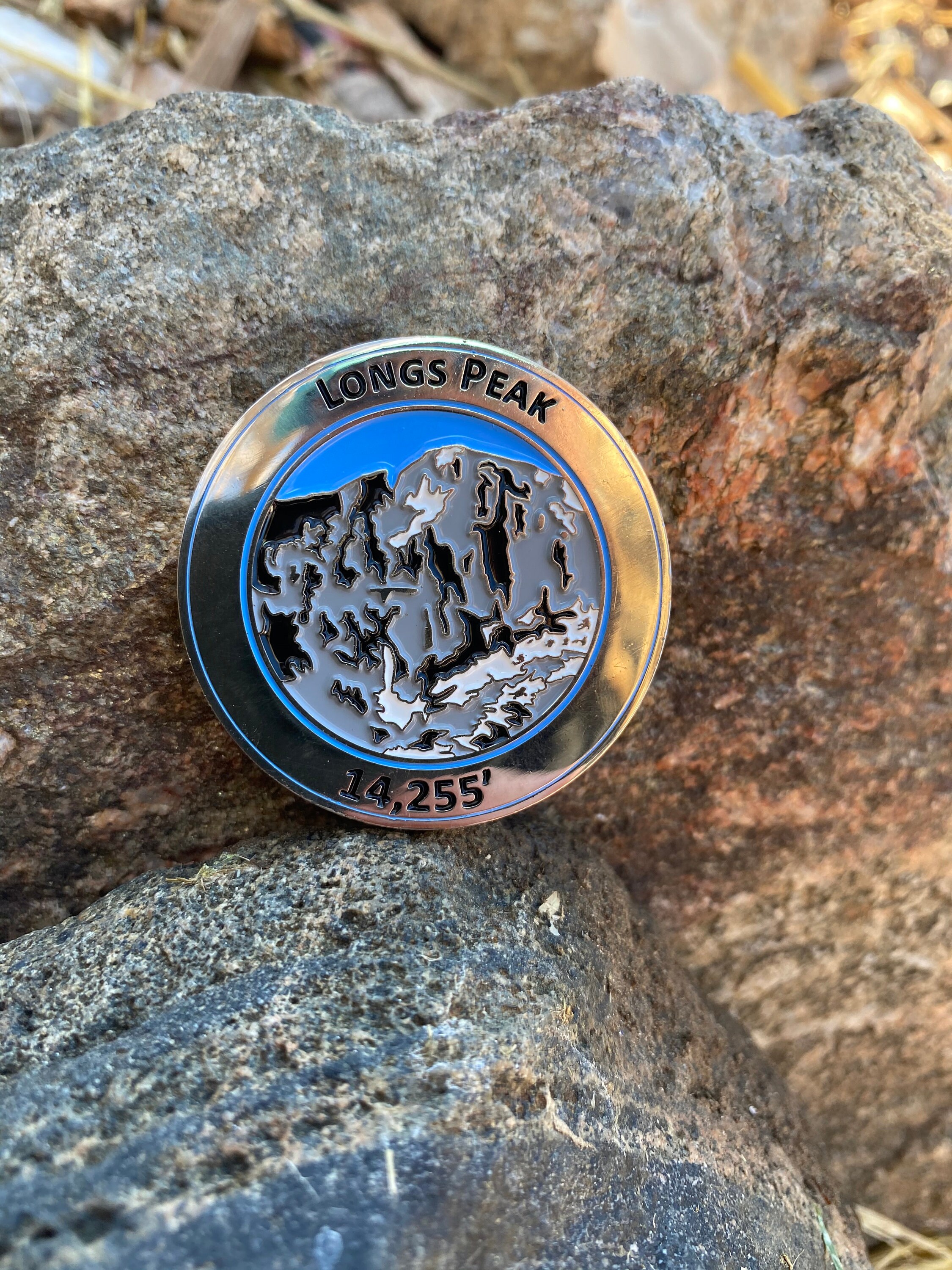 Longs Peak Colorado 14er Mountain Summit Coin Gift - Etsy